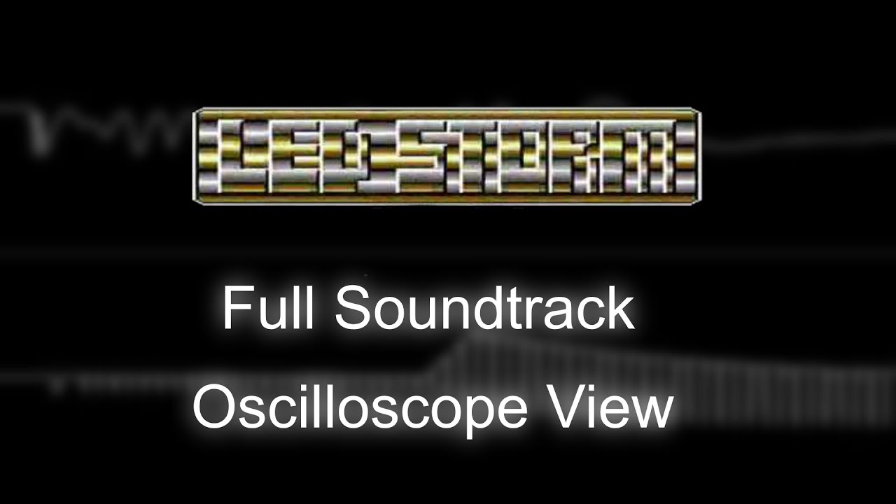 Tim Follin - "LED Storm” (C64) Full Soundtrack [Oscilloscope View ...