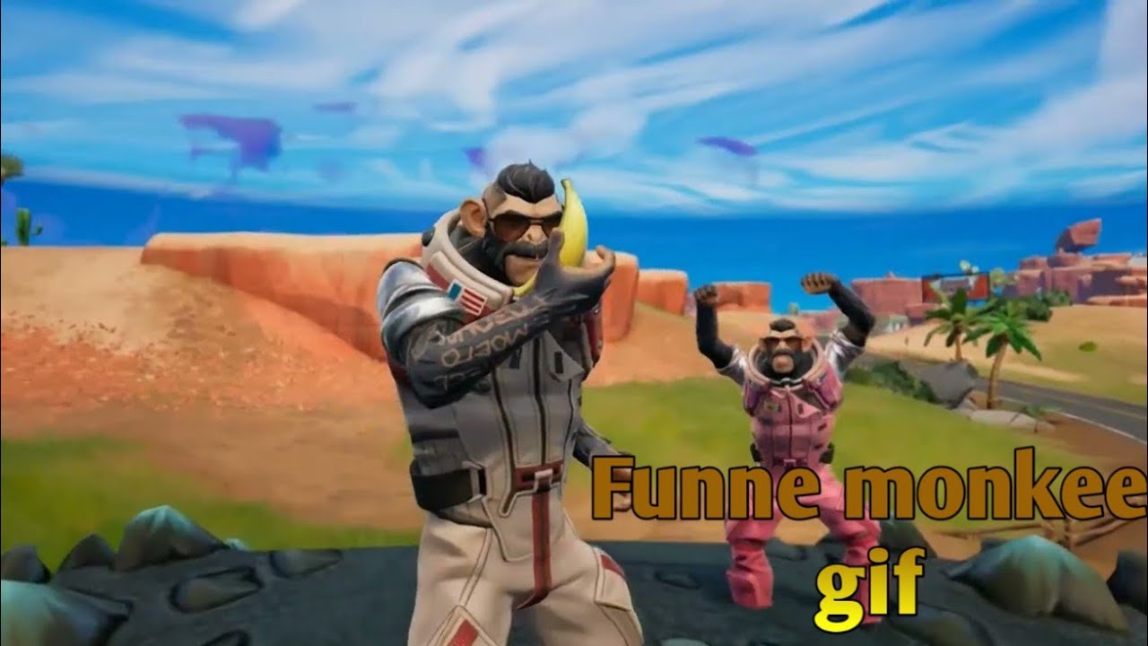 Funee Monkee Gif (fortnite music video) - YouTube