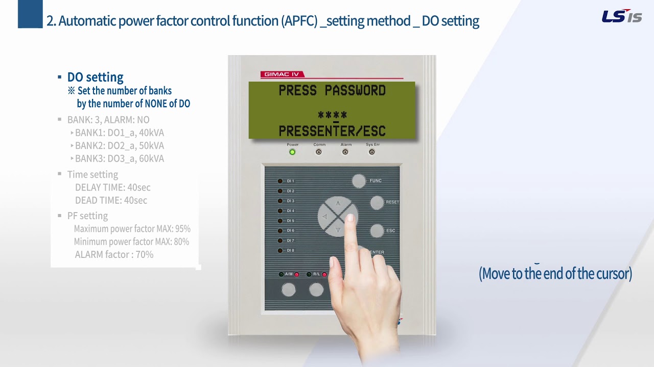 [LS ELECTRIC] GIMAC-IV_(2) Automatic power factor control function(APFC ...