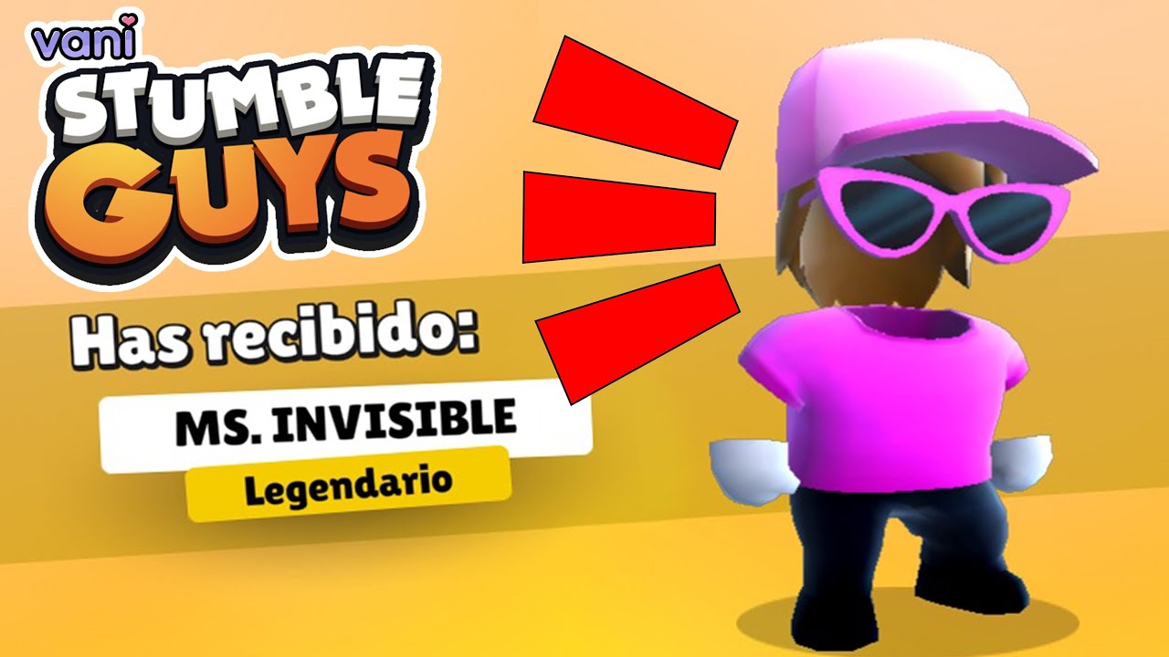 LOGRO GANAR AL LEGENDARIO MS INVISIBLE EN STUMBLE GUYS - VANI - YouTube