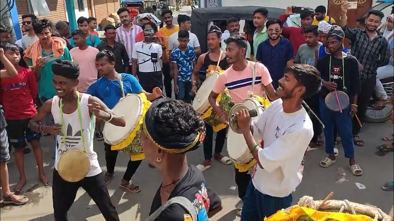 Nabadwip Ganesh puja 🤩 musa vs raj dhol tasa ⚡😍 - YouTube