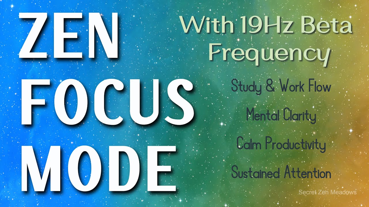 Zen Focus Music for Deep Concentration | Calm Mental Clarity, Study ...