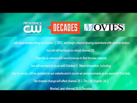 The CW Providence Channel Move Update - YouTube