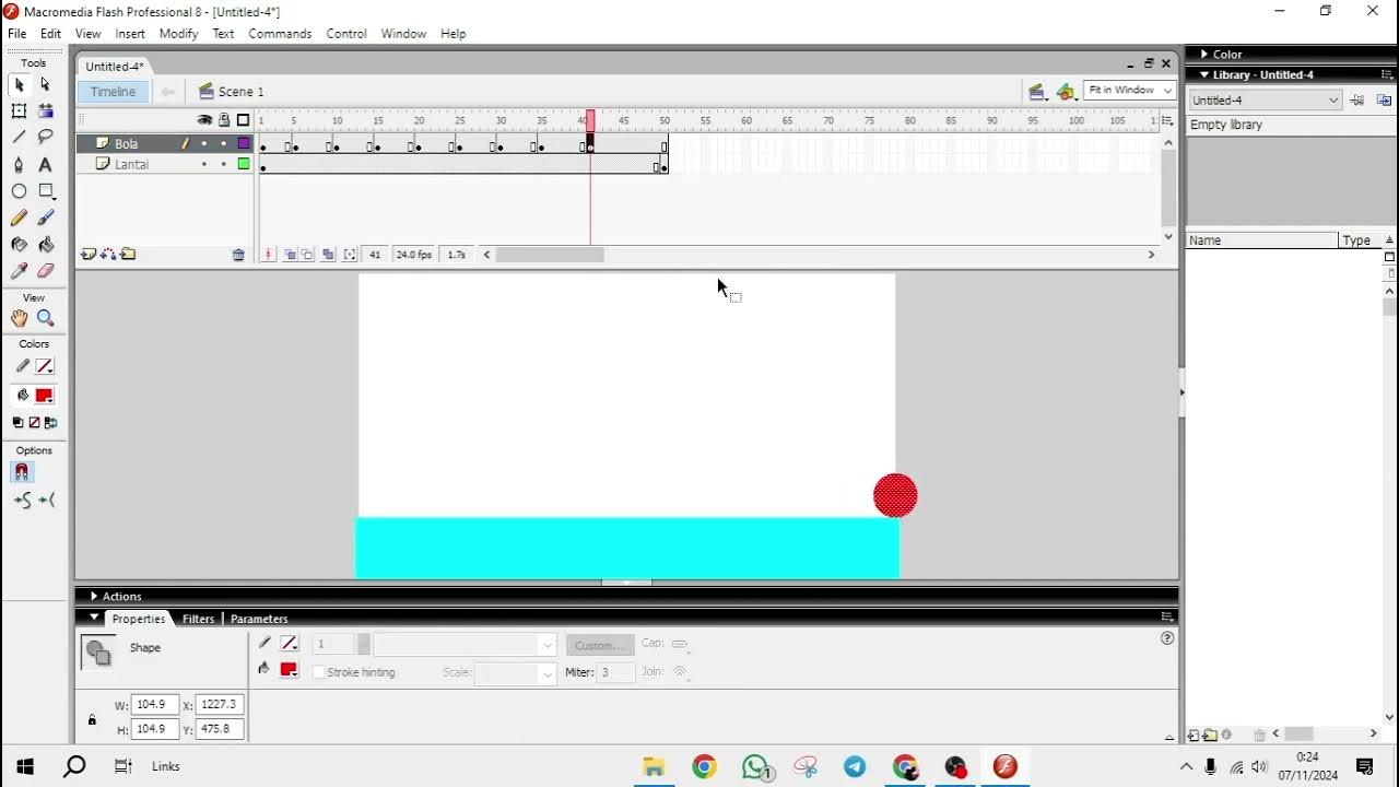 Tutorial Dasar Animasi Bola Simple | Macromedia Flash 8 - YouTube