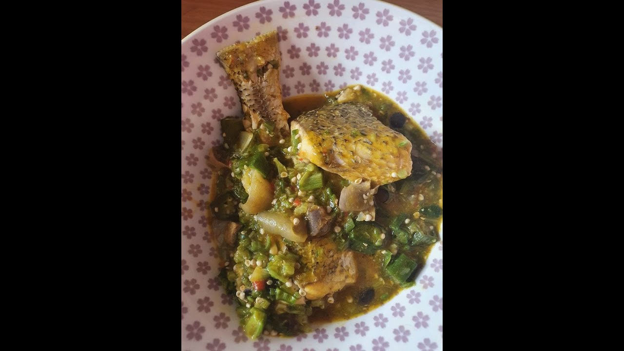 HOW I PREPARED MY OKRO FISH SOUP .... - YouTube