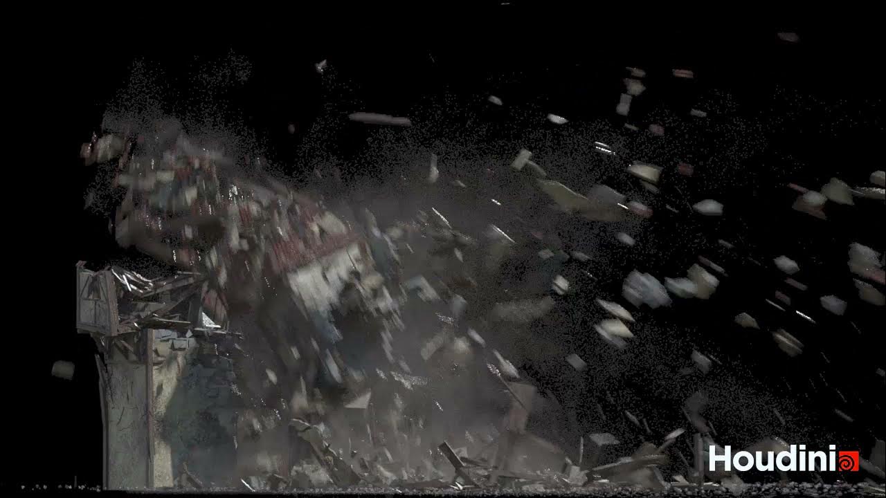 Houdini Tower destruction - YouTube