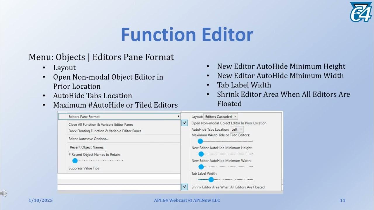 Function Editor - YouTube