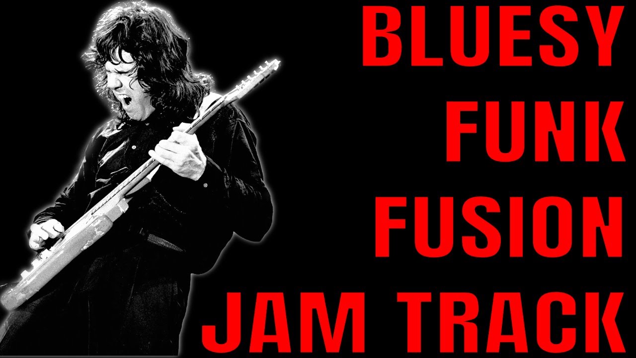 Creamy Blues Funk Fusion Jam Track | Guitar Play Along Backing Track in ...