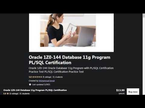 Oracle 1Z0 144 Database 11g Program PL SQL Certification #shorts - YouTube