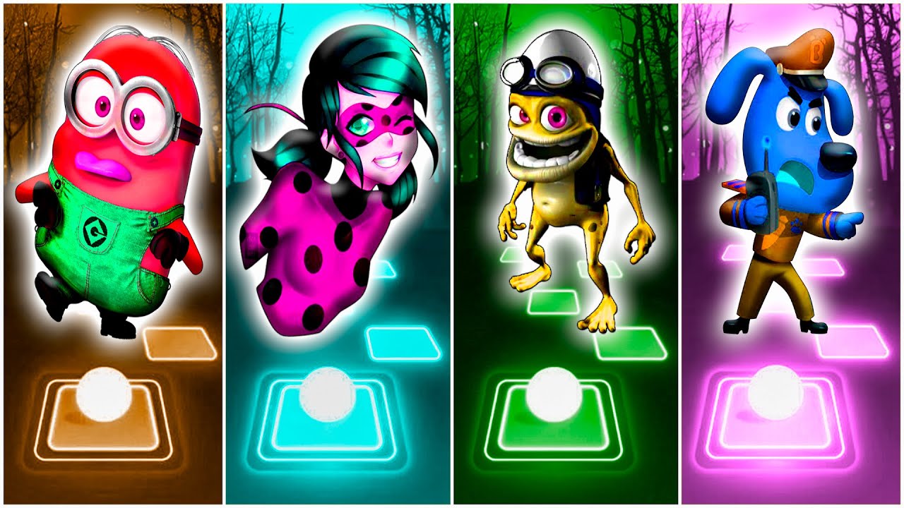 Minions 🆚 Lady Bug 🆚 Crazy Frog 🆚 Sheriff Labrador, EDM RUSH 🎶 , EDM ...