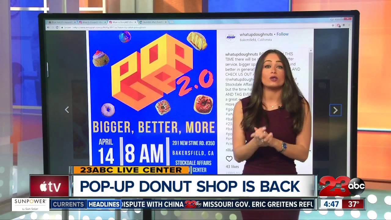 Donut Pop-Up Shop in Bakersfield - YouTube