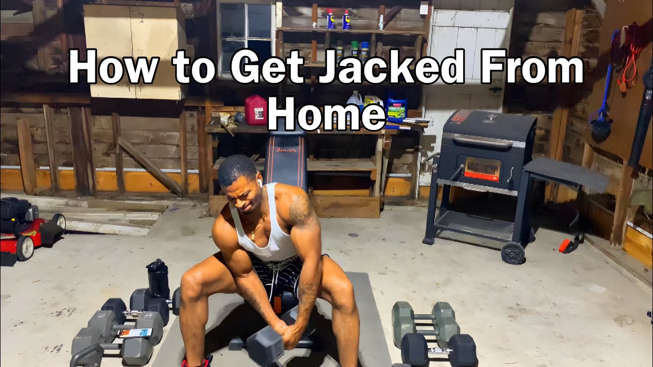 How to Get Jacked From Home: Arm Day Edition with Dumbbells! - YouTube