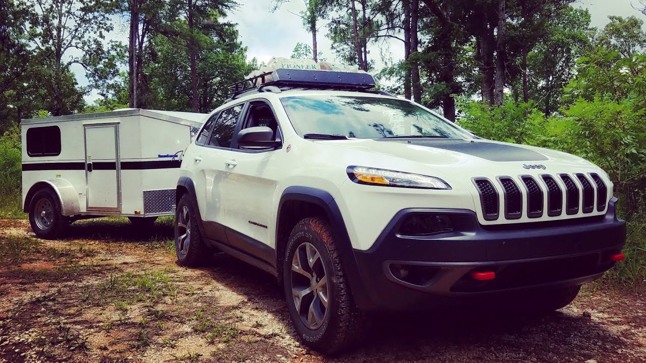 Cherokee Trailhawk Overland Trailer Adventure - YouTube
