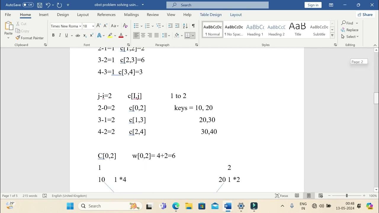 OBST Dynamic Approach Part-2 - YouTube