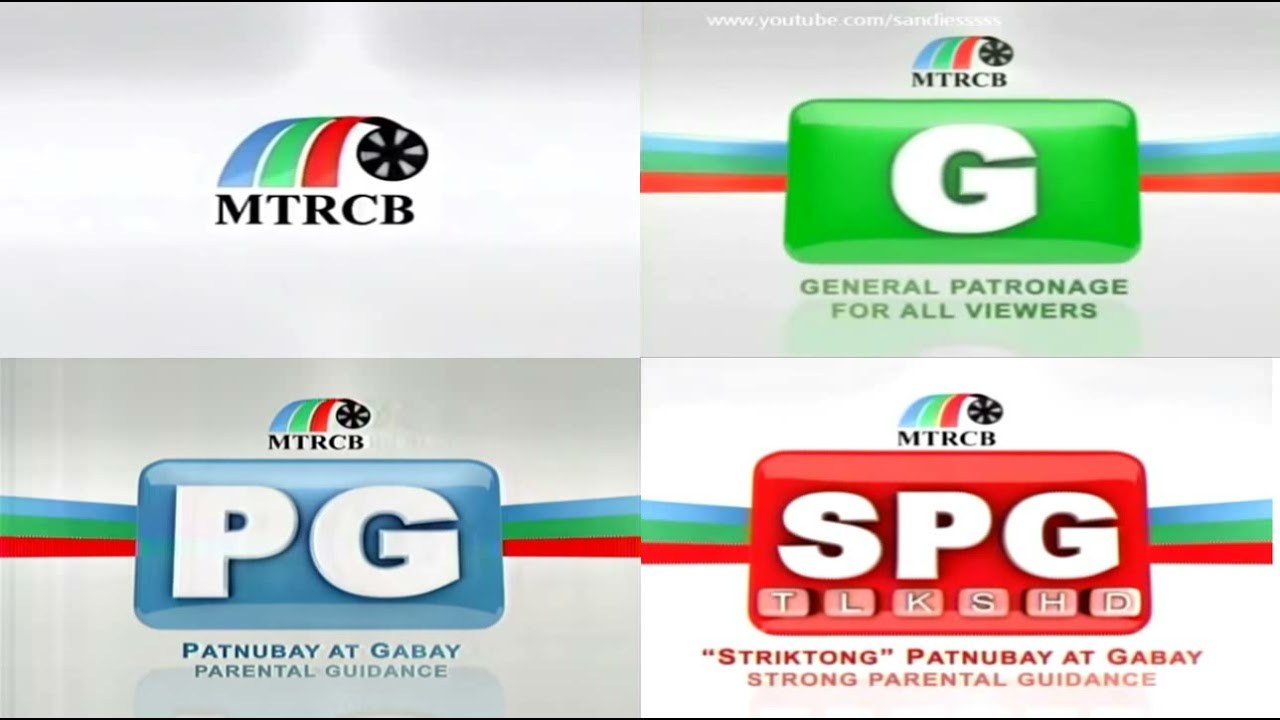 MTRCB G PG SPG Logo YouTube