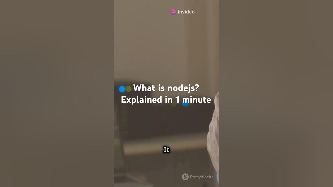What is Nodejs | Explained in 1 minute #technology #nodejs #programming #javascript # ...
