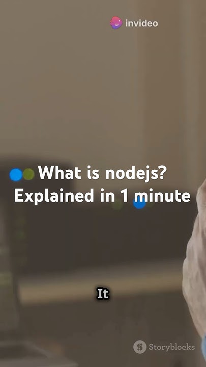 What is Nodejs | Explained in 1 minute #technology #nodejs #programming #javascript # ...