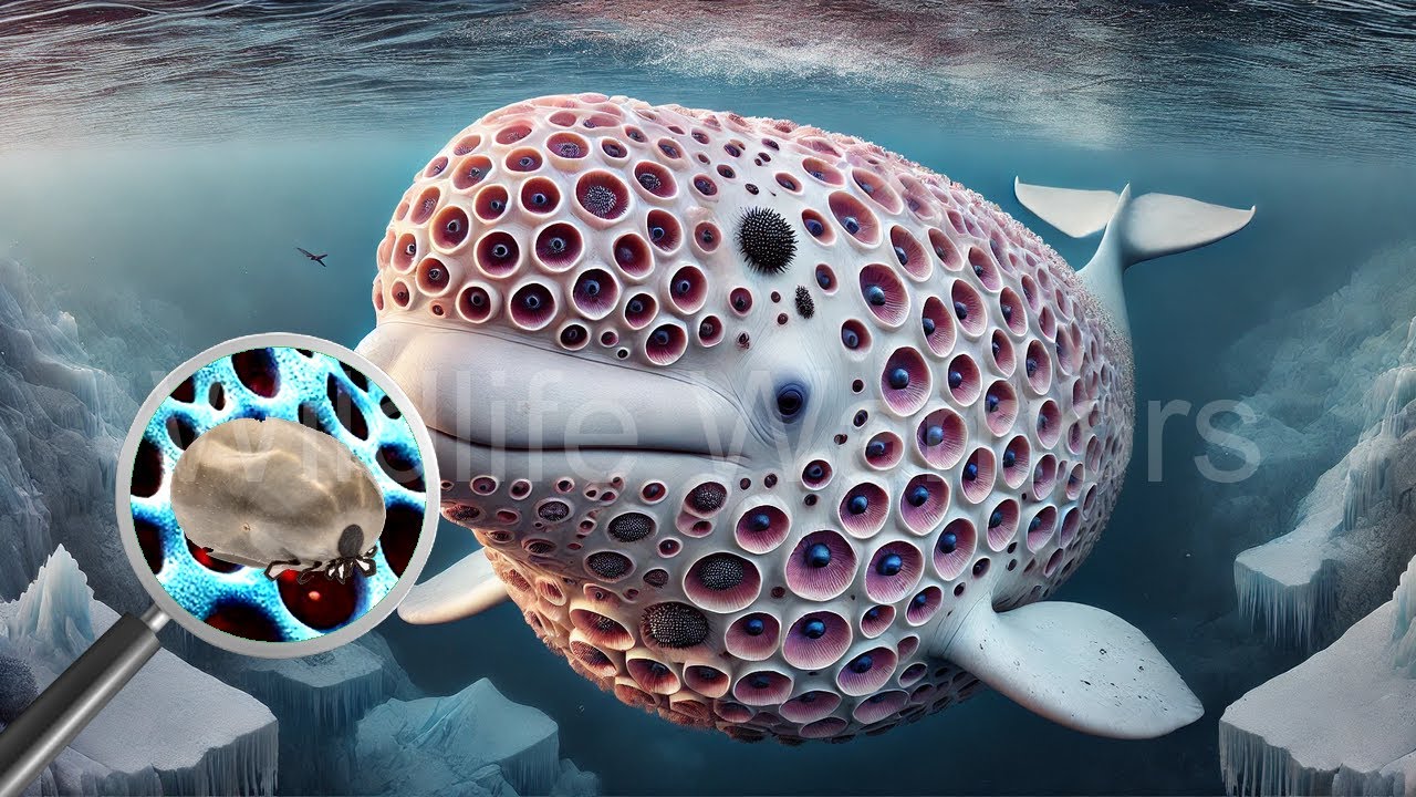 Barnacles Turn This Beluga’s Skin Into a Floating Reef of Shells. - YouTube