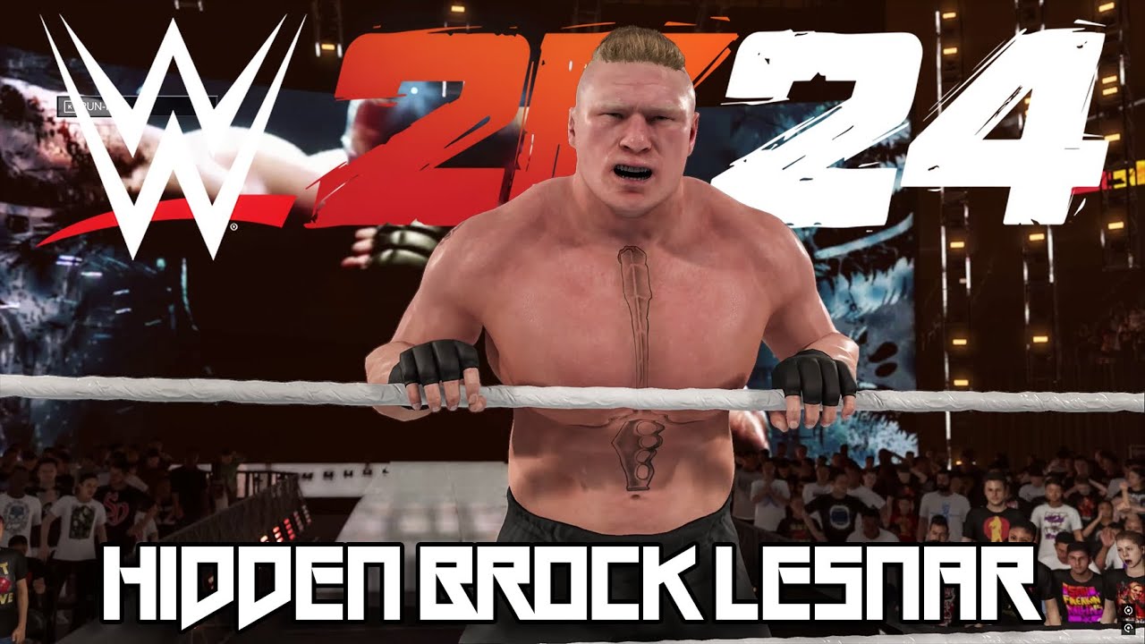WWE 2K24 - Hidden Brock Lesnar Model Entrance, Signature/Finisher ...