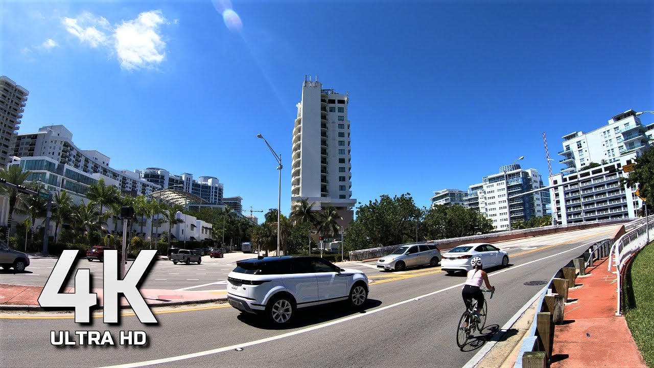 SUNDAY MORNING WALK 4K ULTRA HD 60FPS MIAMI BEACH FLORIDA USA AΩ - YouTube
