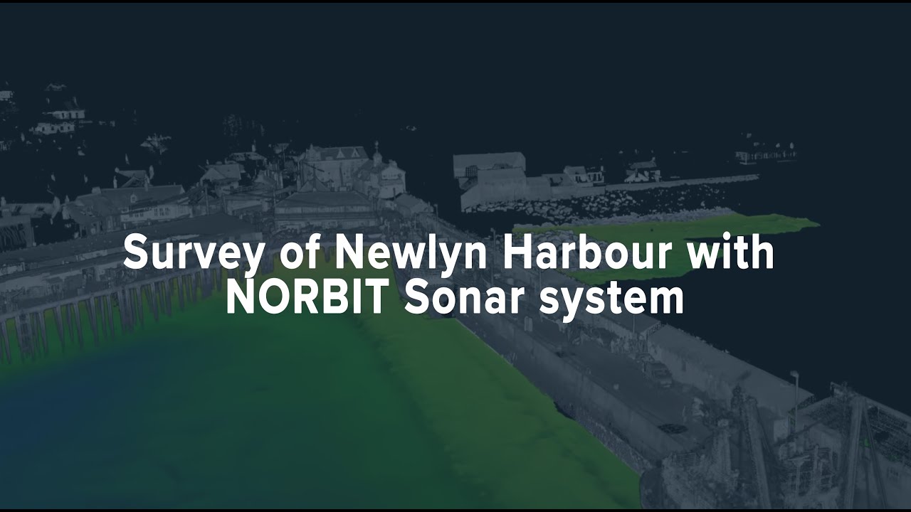 Survey of Newlyn Harbour with NORBIT Sonar system - YouTube