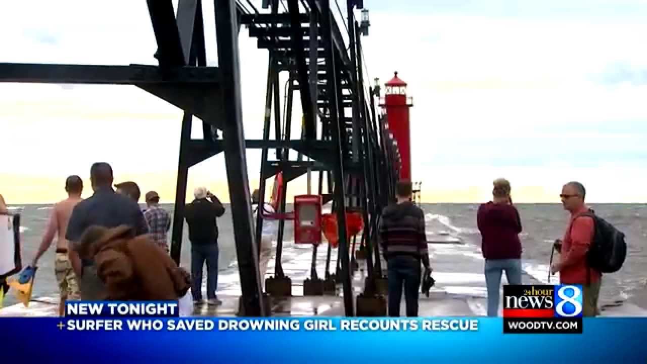 Surfer Rescue Drowning Girl - YouTube
