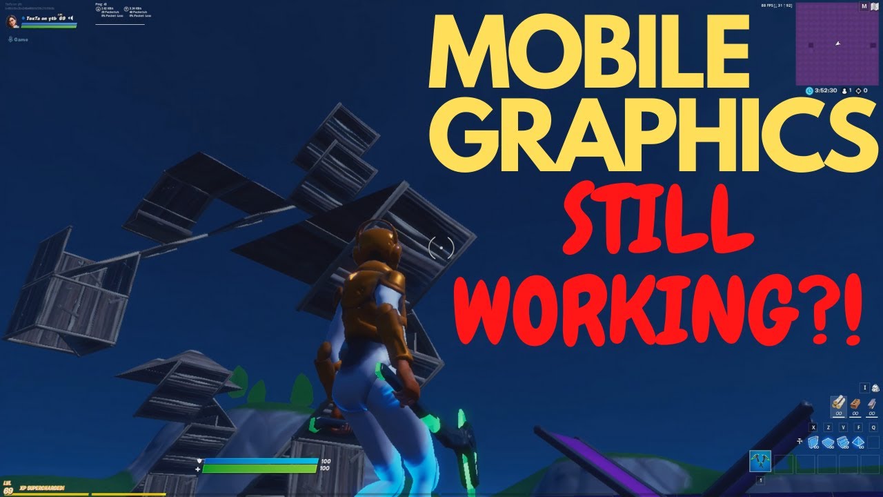 Can you play Fortnite PC in Mobile Graphics?! STILL WORKING?! - YouTube