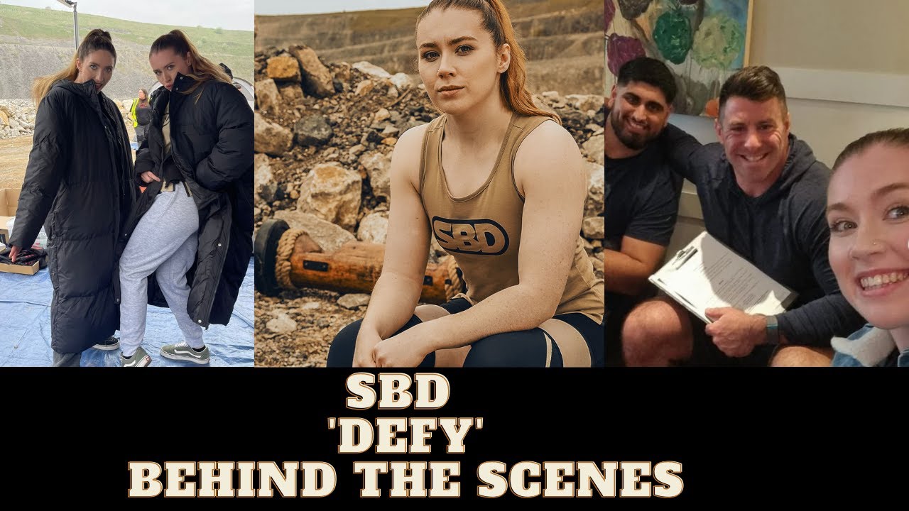 SBD 'DEFY' BEHIND THE SCENES | Being an athlete on set for the new ...