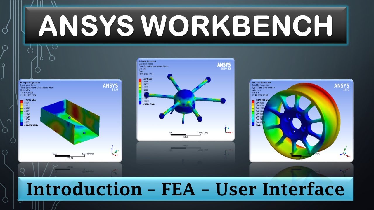 Ansys Tutorials Introduction Fea User Interface 1 Youtube