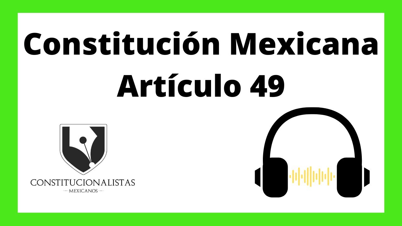 🦬Artículo 49 de la Constitución Política de los Estados Unidos ...