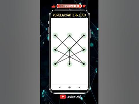 Most Popular Pattern Lock 😍 #patternlock #shoetsvideo #Android - YouTube