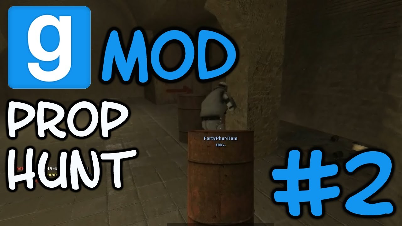 GMod Prop Hunt - Barrel Stalking! #2 - YouTube