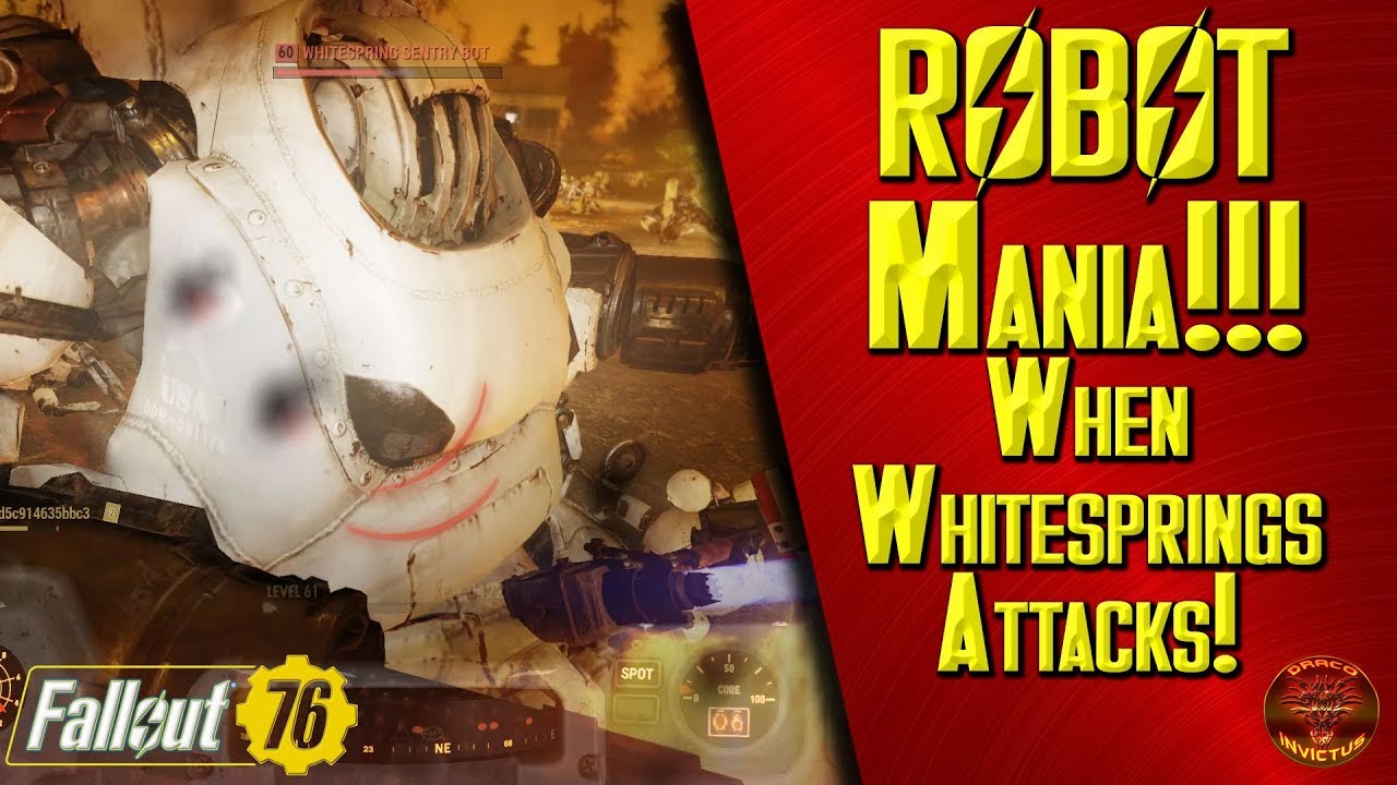 Fallout 76: Robot Mania Has Hit The White Springs - YouTube