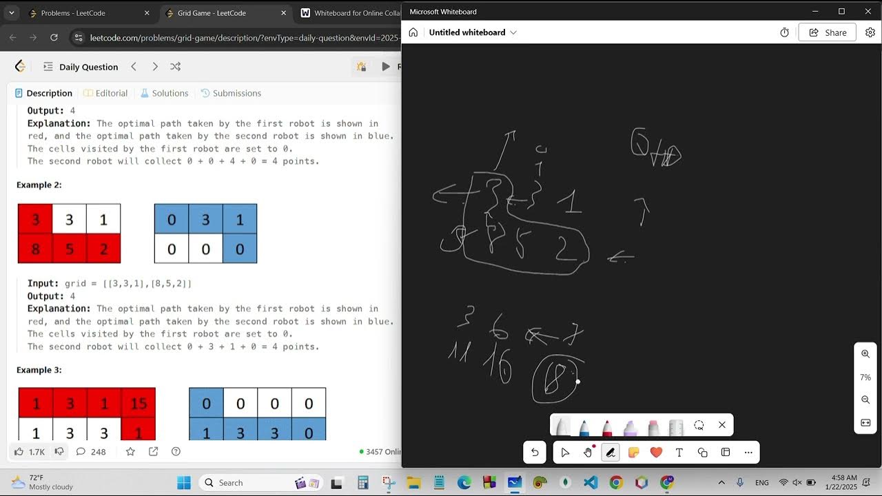Leetcode_journey: 2017.Grid Game - YouTube
