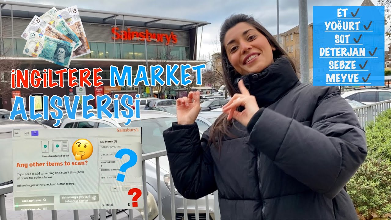 İngiltere’de Market Alışverişi | İngiltere Market Fiyatları 🍅🥖🛒 Grocery ...