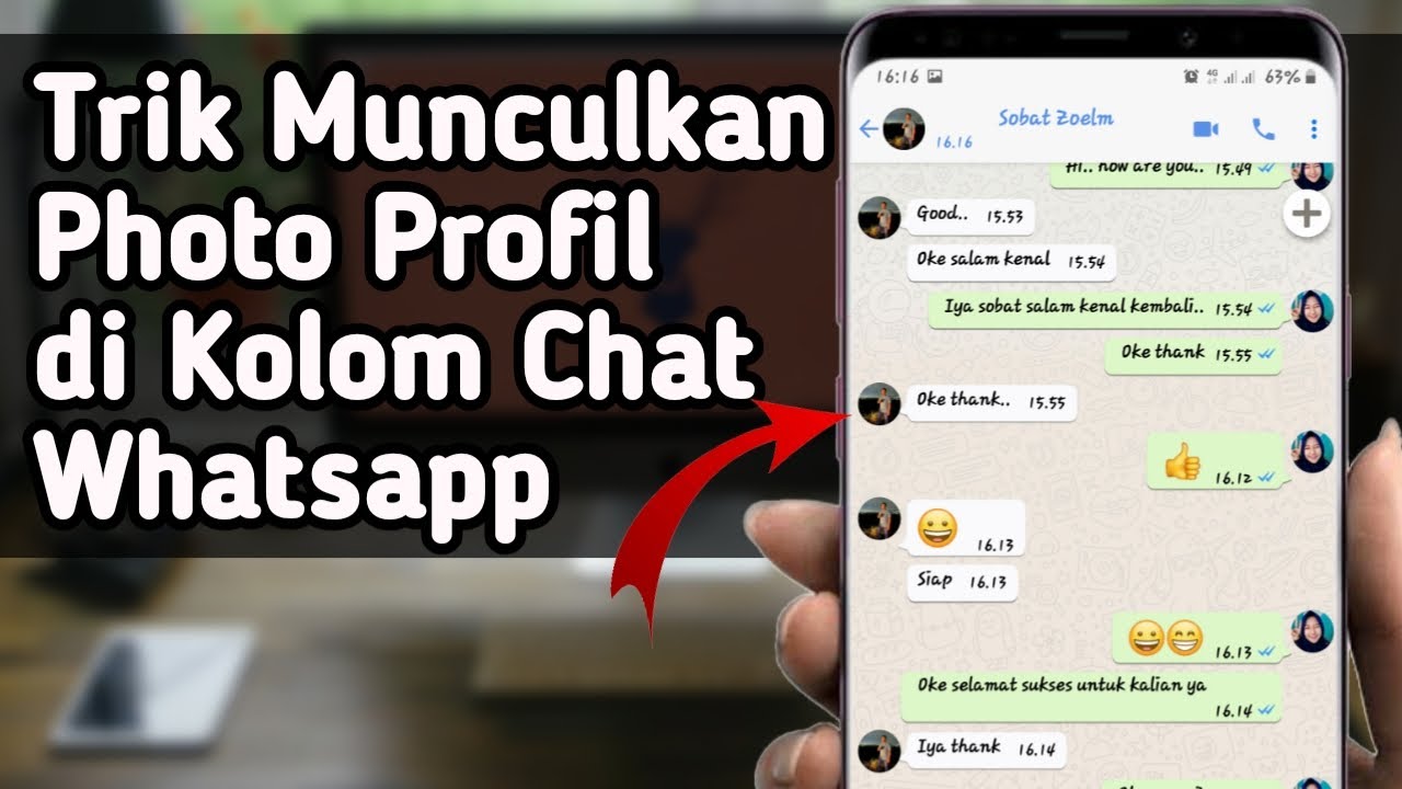 Cara Menampilkan Foto Profil di Kolom chat Whatsapp Terbaru - YouTube
