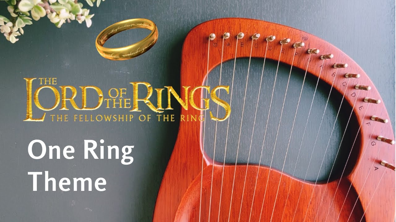 Lord of the Rings - One Ring Theme | Lyre Harp Cover & Tutorial - YouTube