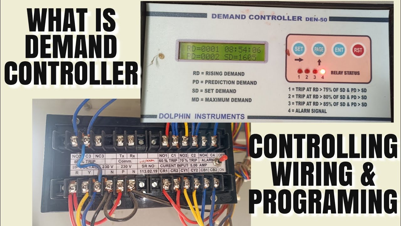Demand Controller Control wiring & Programing in Hindi ! M.D Controller ...