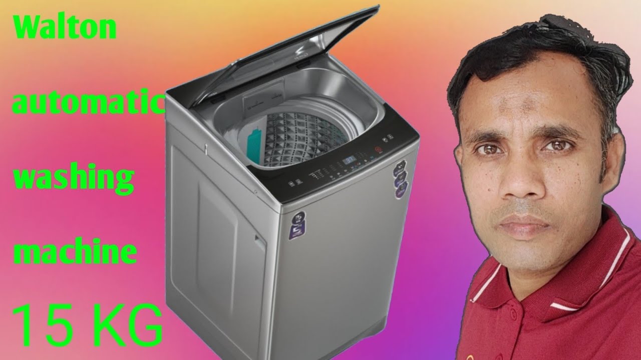 Walton automatic washing machine 15kg - YouTube