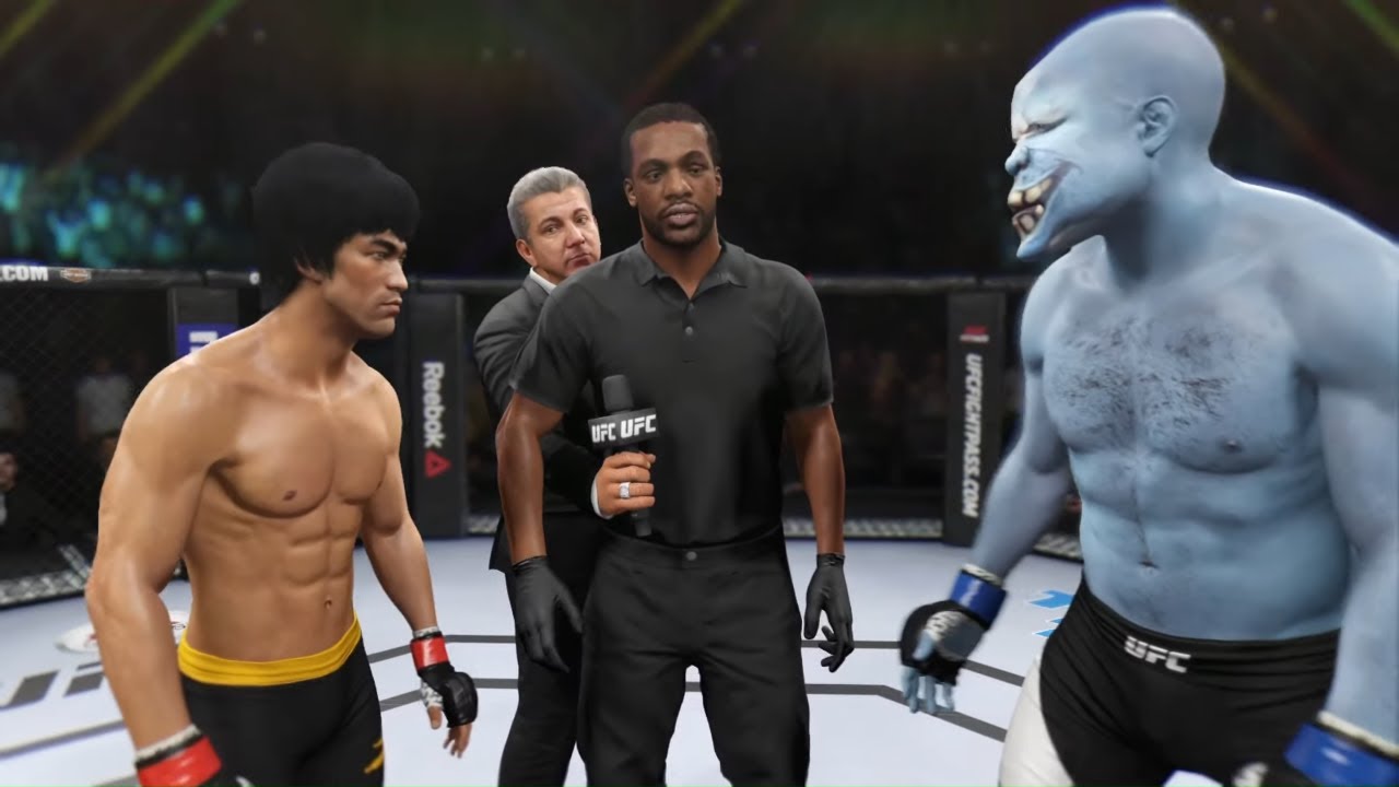 Bruce Lee vs. Scary Cyclops - EA Sports UFC 2 - Dragon Fights 🔥🐲 - YouTube