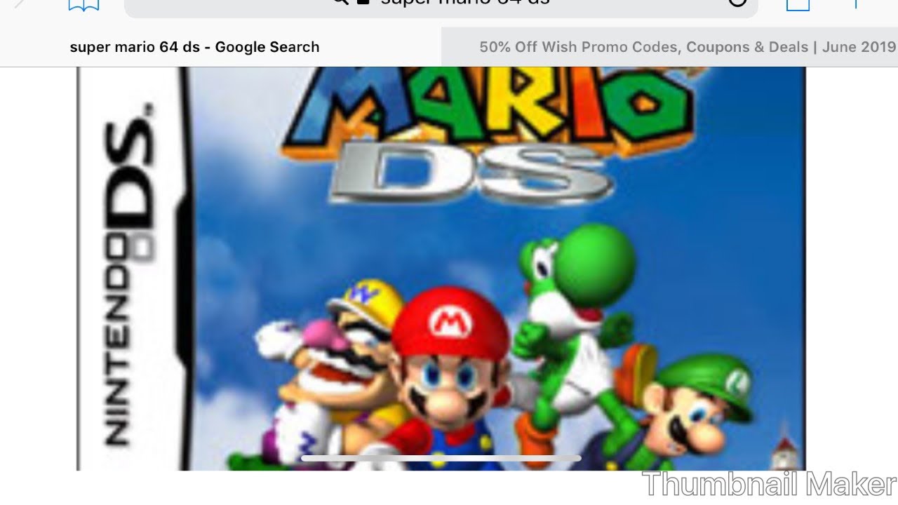 Super mario 64 nds video I’m bored sorry - YouTube