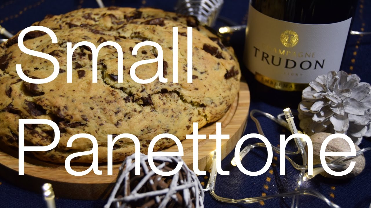 Italian small panettone with chocolate chip - quick and easy - YouTube