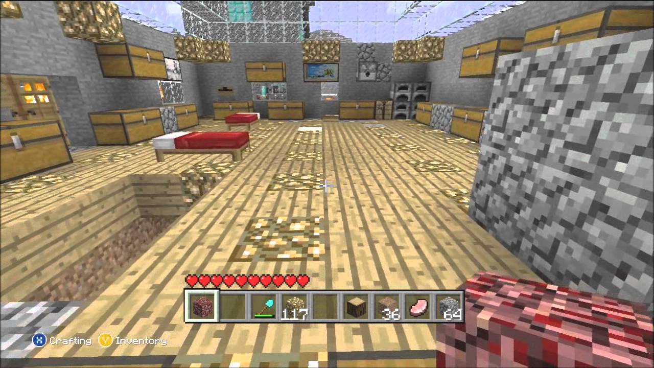 xbox 360 minecraft unlimited blocks glitch - YouTube