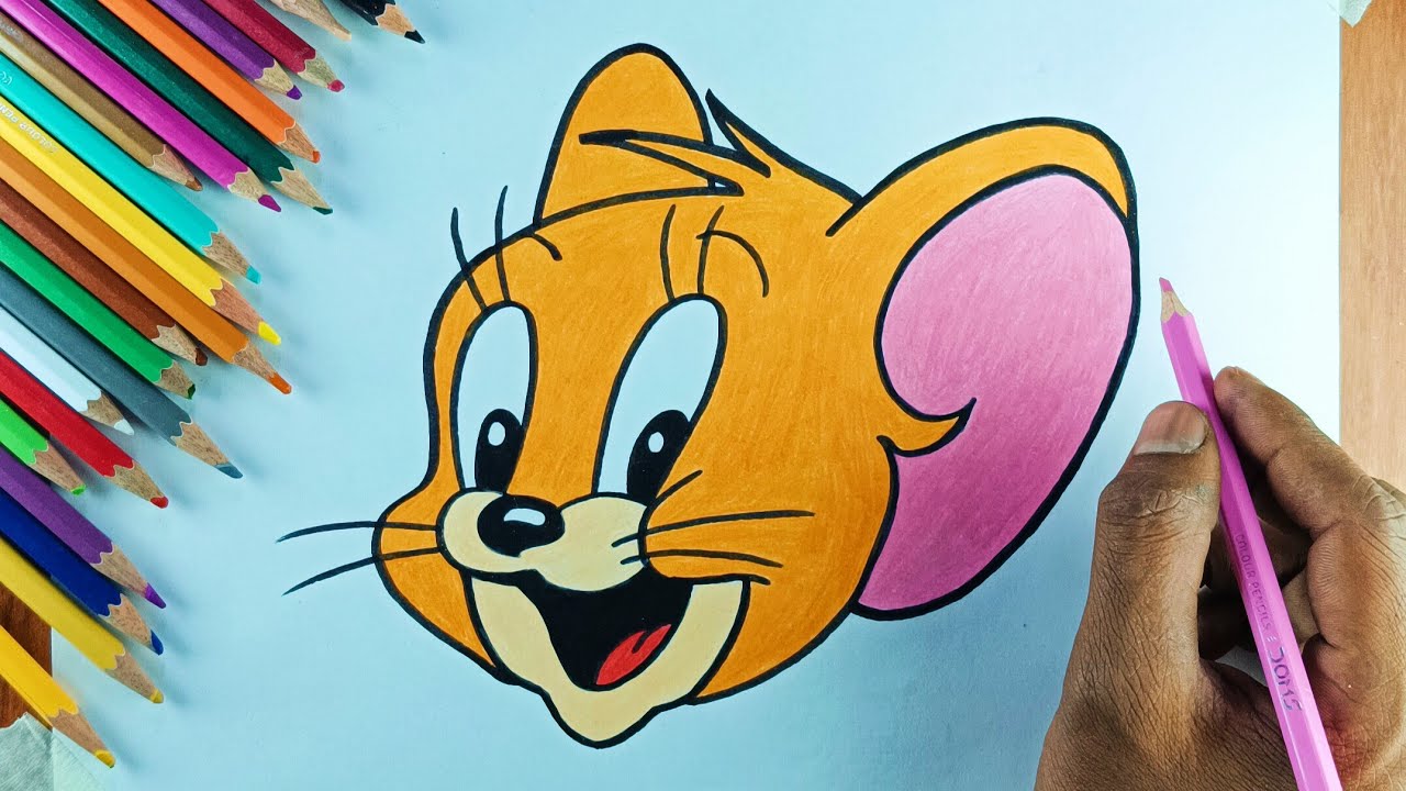 Tom and Jerry Drawing Easy Step by step//tom and jerry drawing for ...