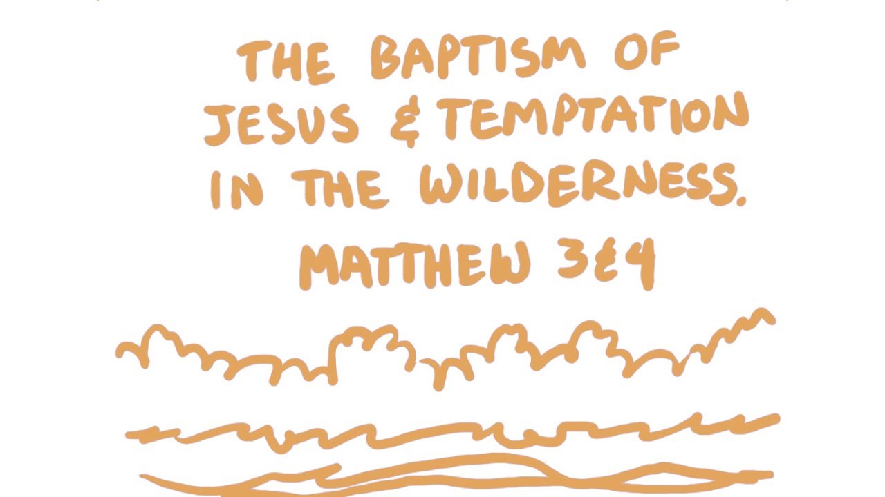 The Baptism of Jesus and Temptation in the Wilderness Bible Animation ...