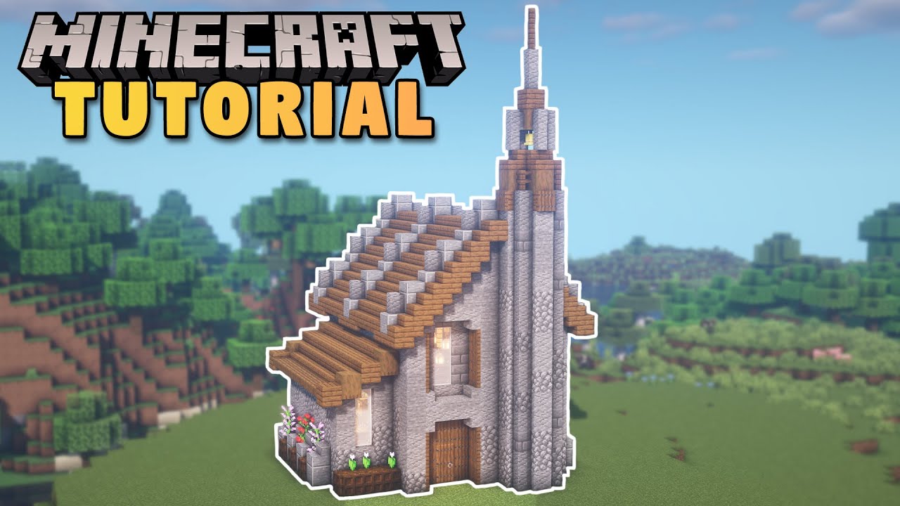 How to Build a Medieval Church in Minecraft! - YouTube