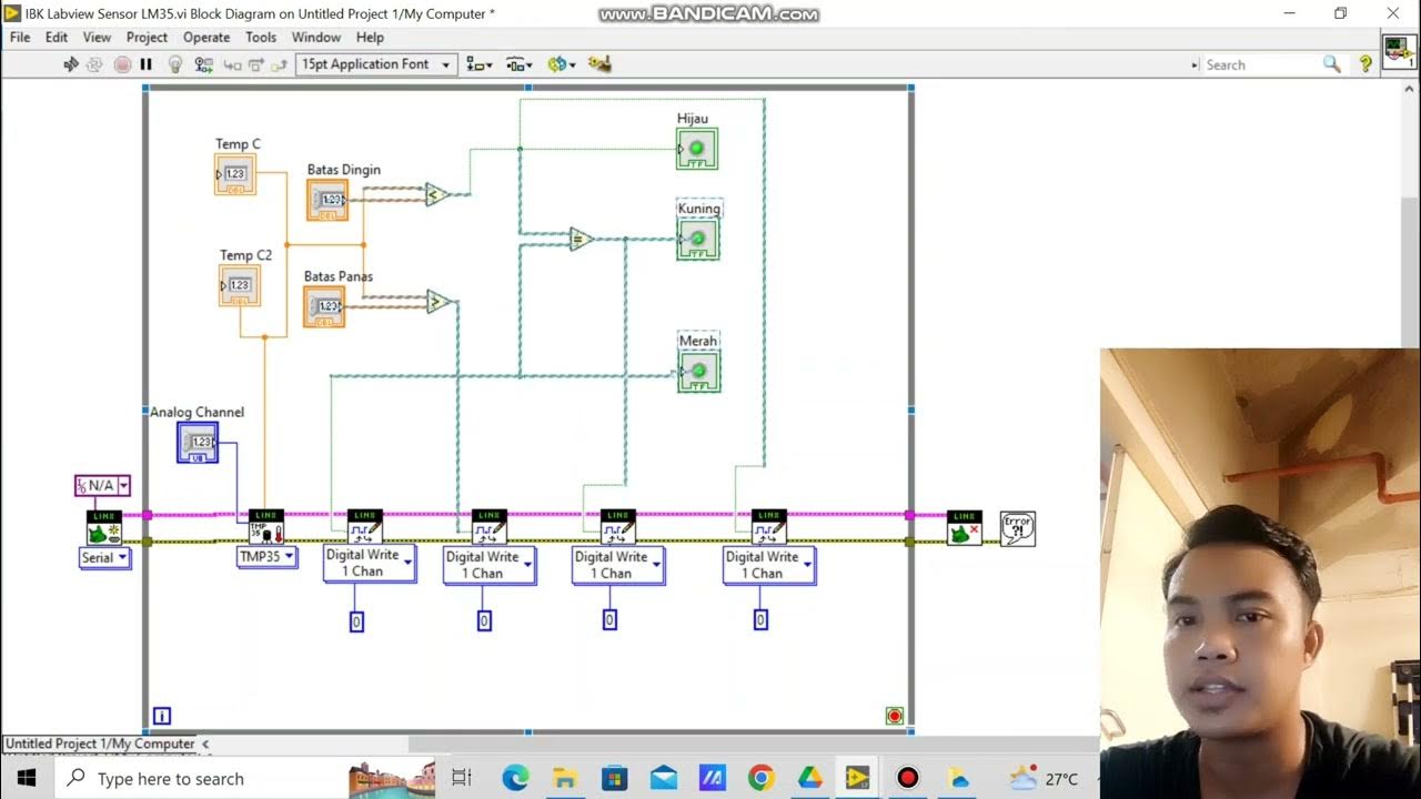 Sensor Lm35 Labview Driver Linx Youtube