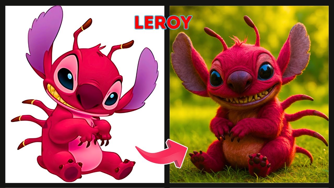 LILO AND STITCH MOVIE CHARACTERS IN REAL LIFE! - YouTube
