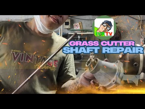 GRASS CUTTER SHAFT SPLINE REPAIR - YouTube