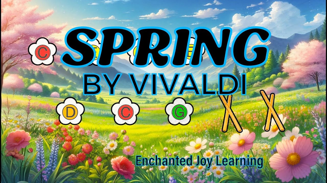 Spring- 4 Seasons-Vivaldi- for BOOMWHACKERS and HANDBELLS. Upbeat and ...